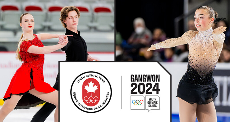 Eight young figure skaters announced to Team Canada's Gangwon 2024 Winter Youth Olympic Team ...