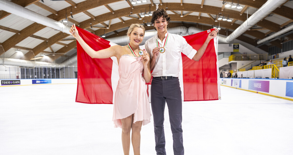 Summer Homick and Nicholas Buelow Claim Bronze in Italy - Skate Canada